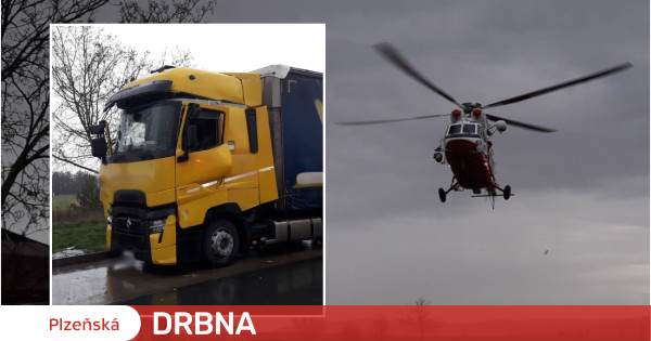 Exploze v kabině kamionu na čerpací stanici u D5. Řidiči vybuchla do ...