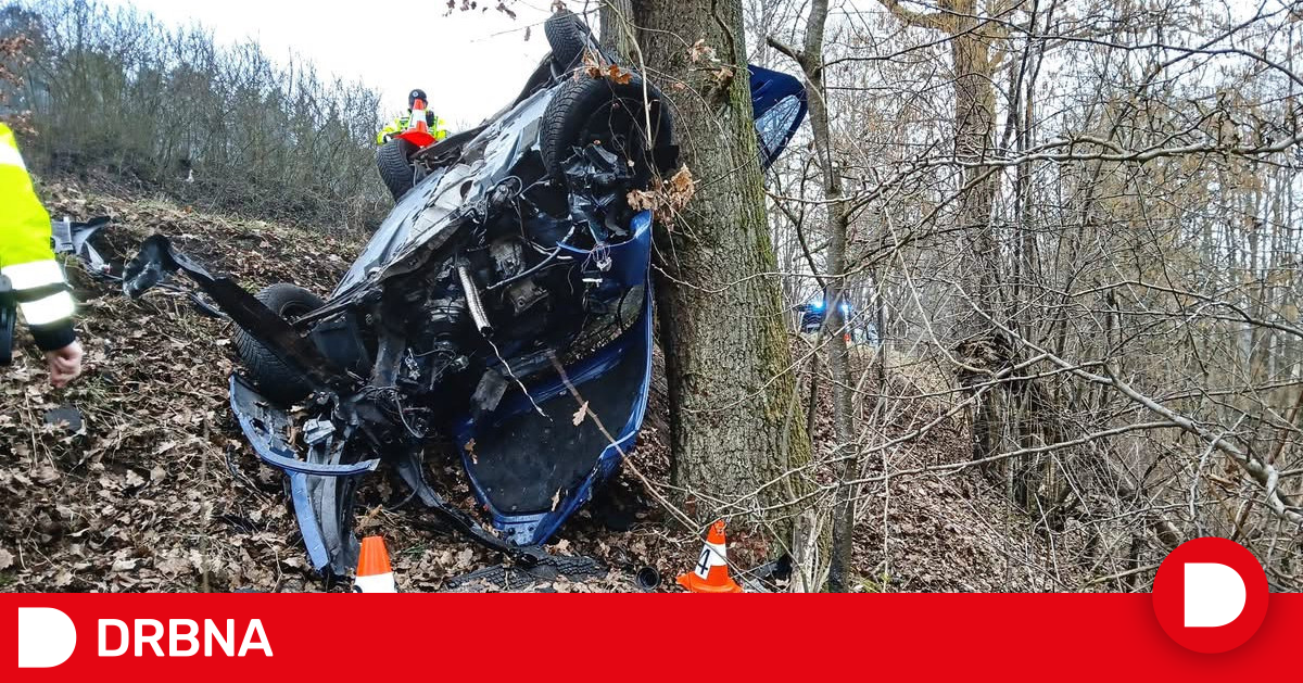 Auto vyletělo při děsivé havárii ze silnice a kutálelo se do hluboké ...