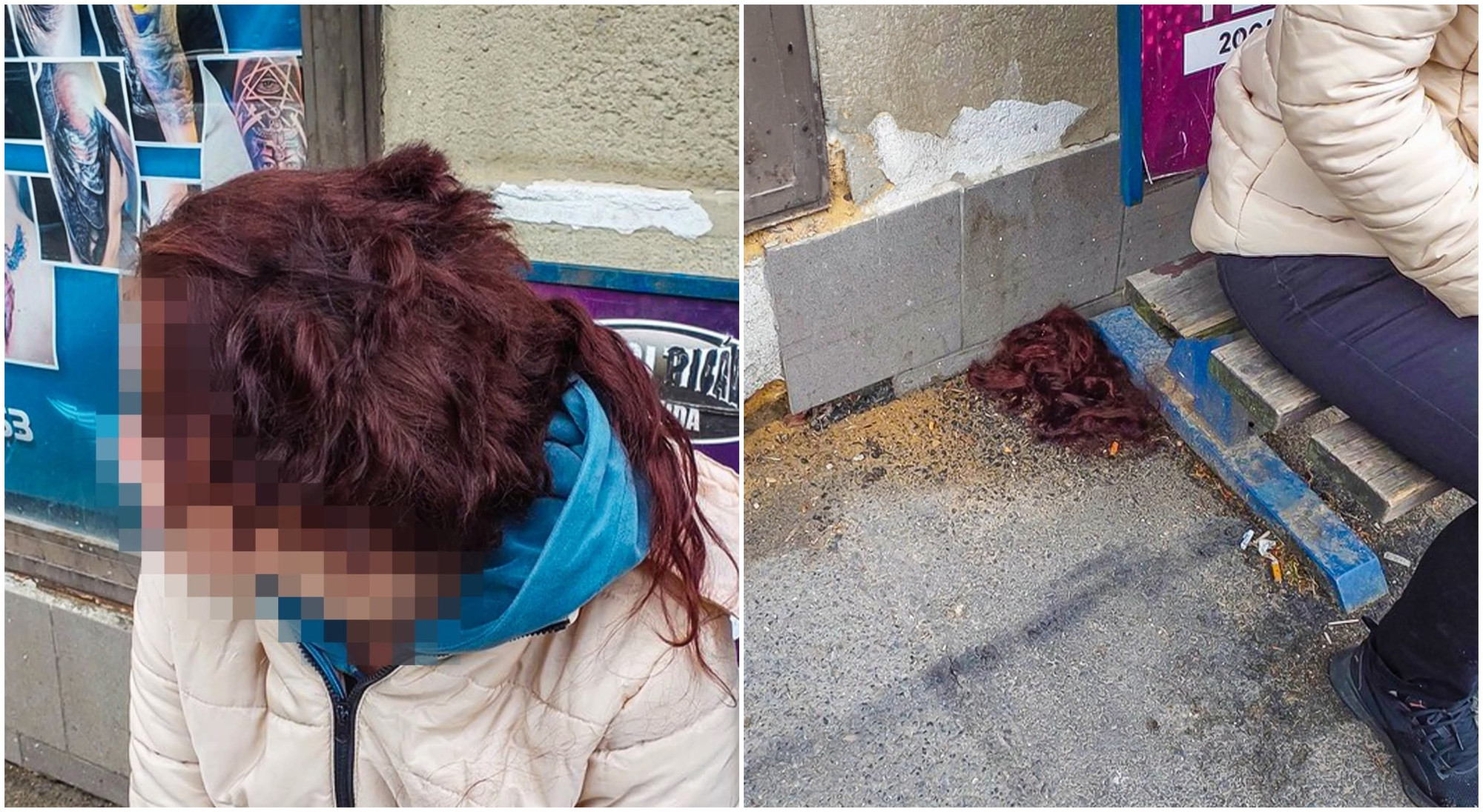 Muž napadl nožem přítelkyni na zastávce, uřízl jí chuchvalec vlasů